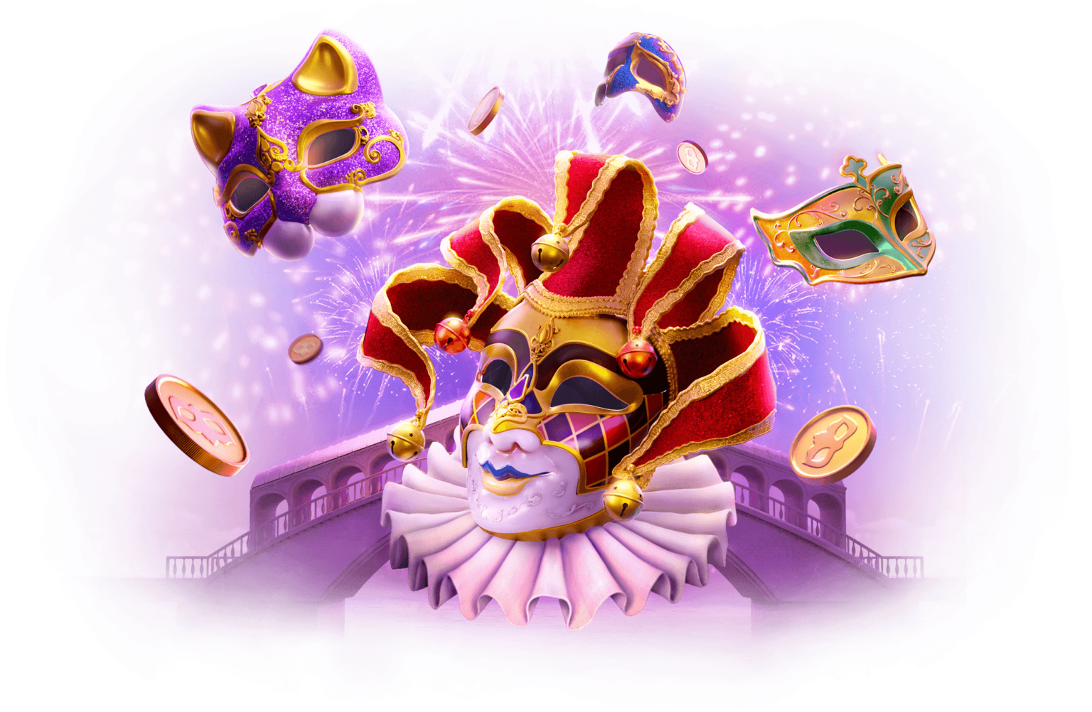Mask Carnival เกมสล็อตออนไลน์เทศกาลหน้ากาก โดย PGSLOT